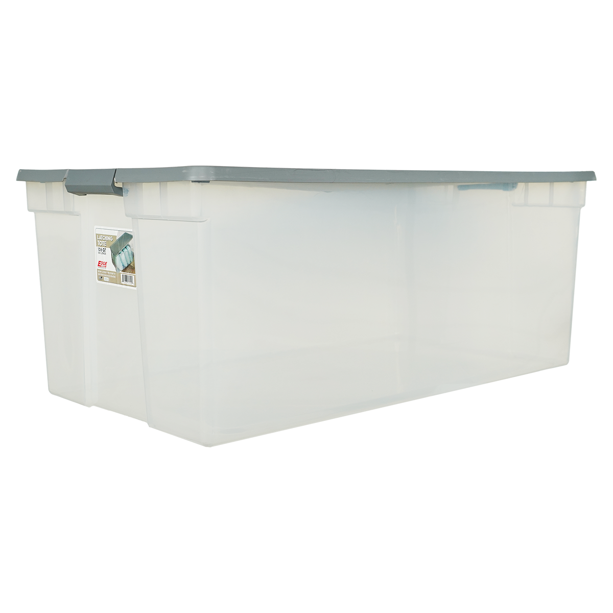 Latching Storage Totes - Edge Plastic