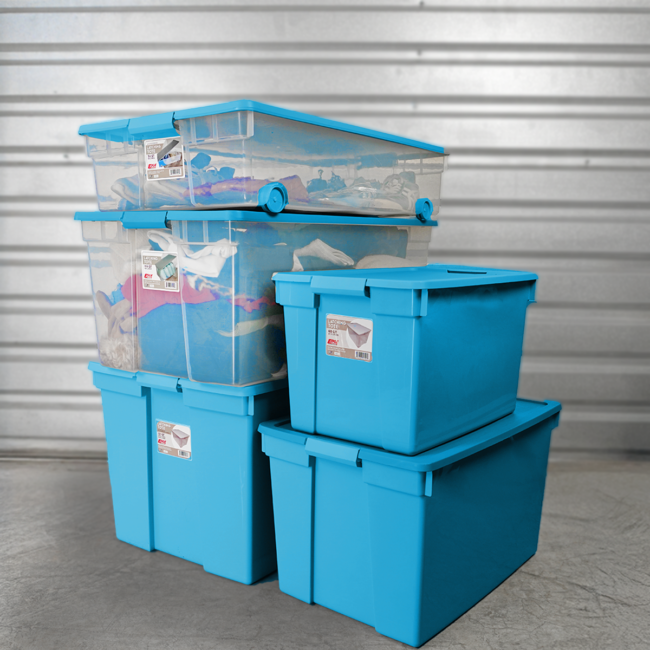 Latching Storage Totes - Edge Plastic